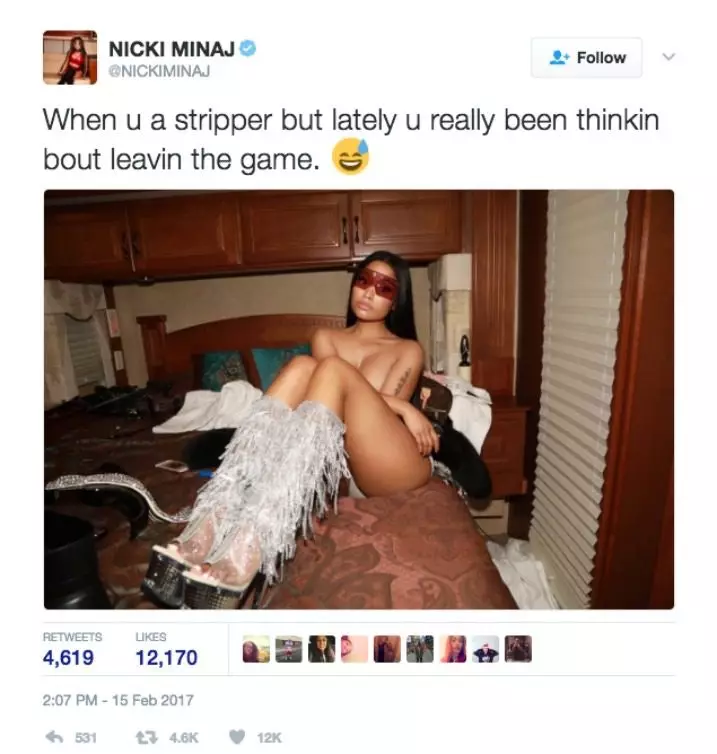 Nicki Minaj publica una imatge en topless, però tot el que ens importa són les seves botes lleigs 33273_3