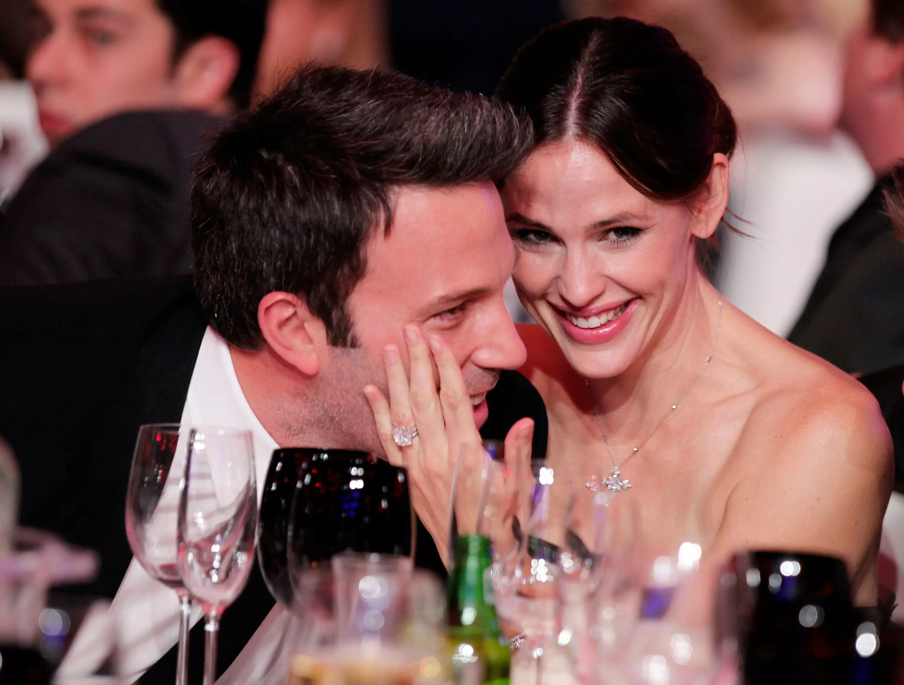 Ben Affleck eta Jennifer Garner ezkondu ziren.