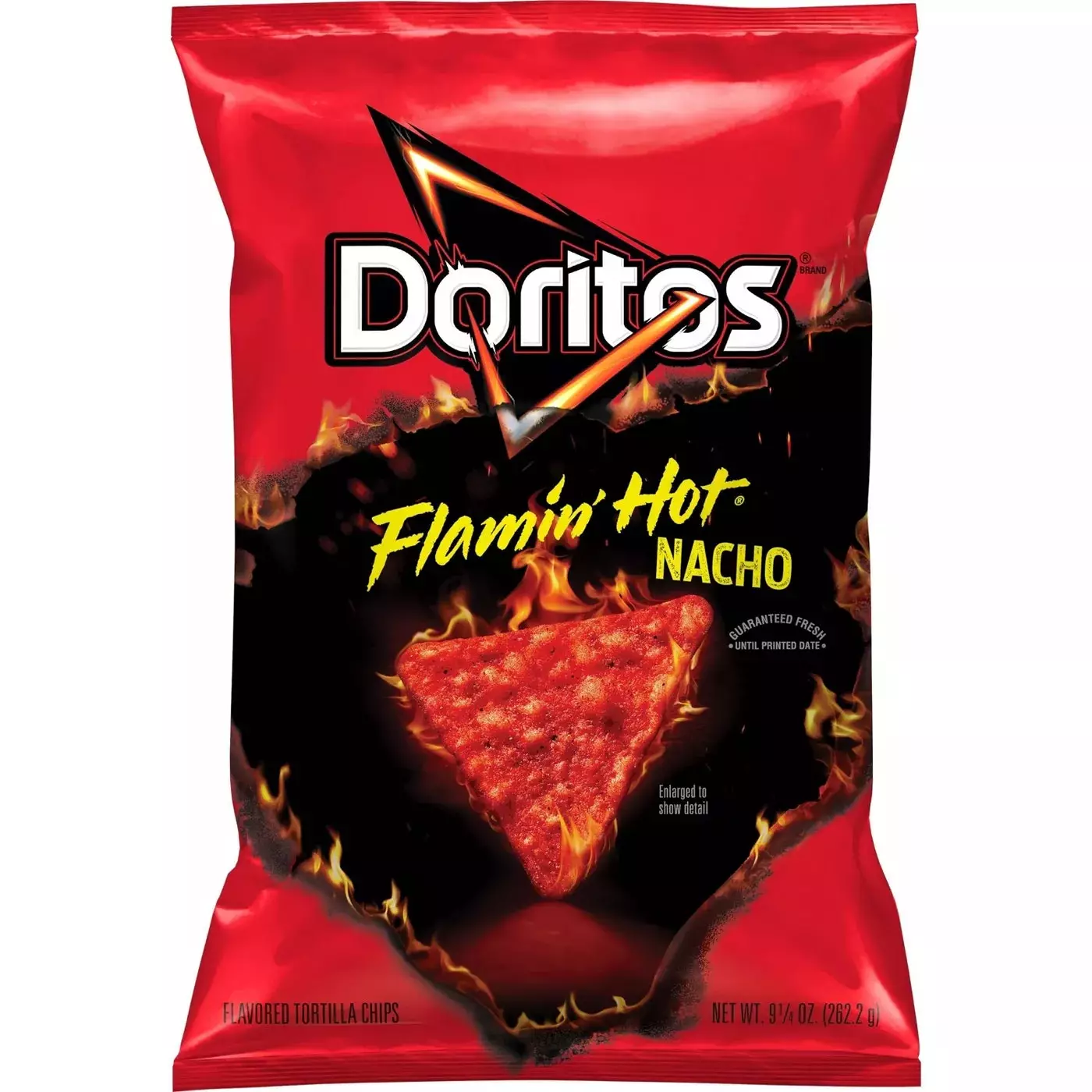 Doritos Flamin 'Hot Nacho панир Tortilla микросхемаҳои