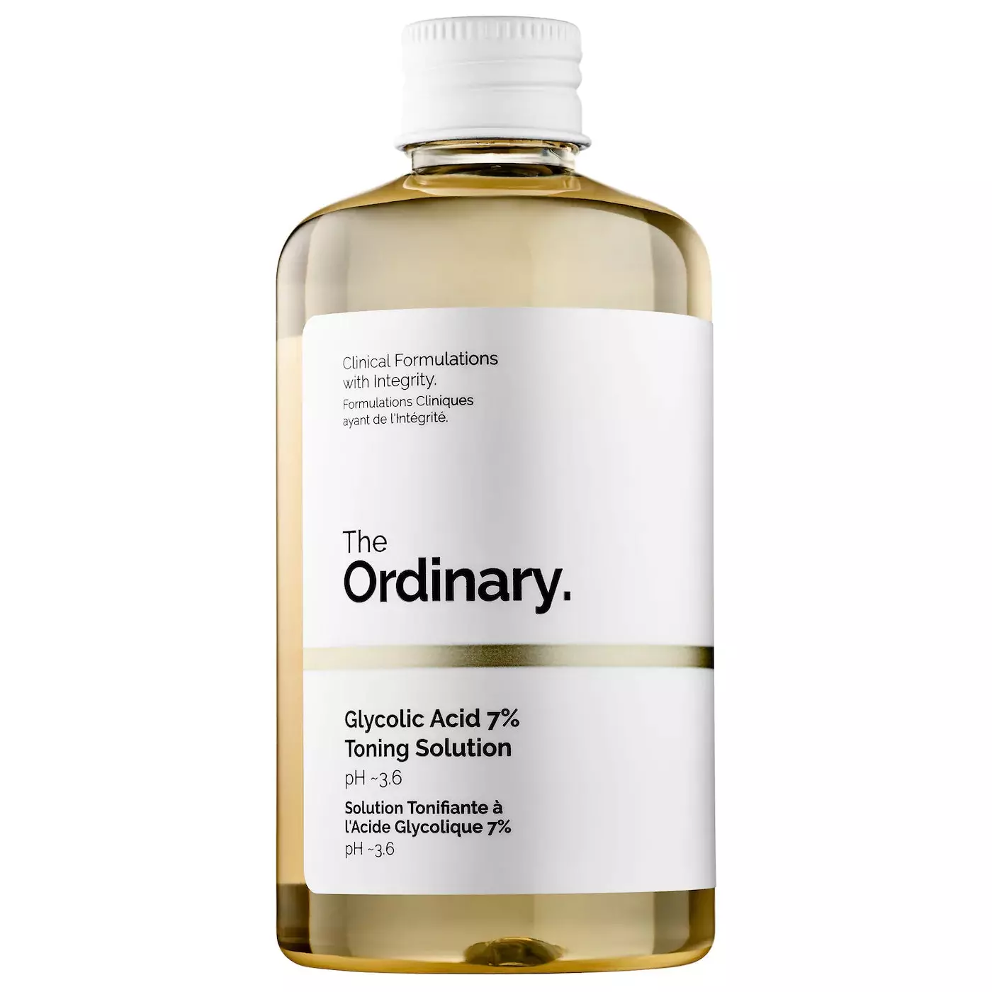 Venjuleg glýkólsýra 7% exfoliating toning lausn