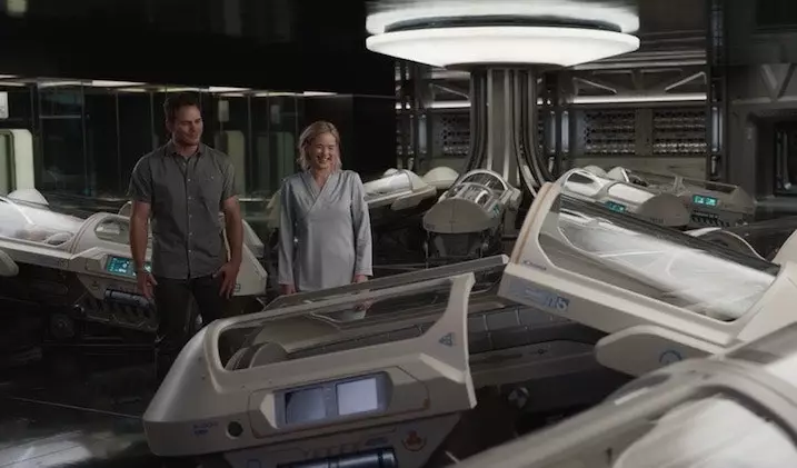 'Passengers'Bloopers는 J Law와 Chris Pratt가 최고의 공동 주연임을 증명합니다. 37969_3