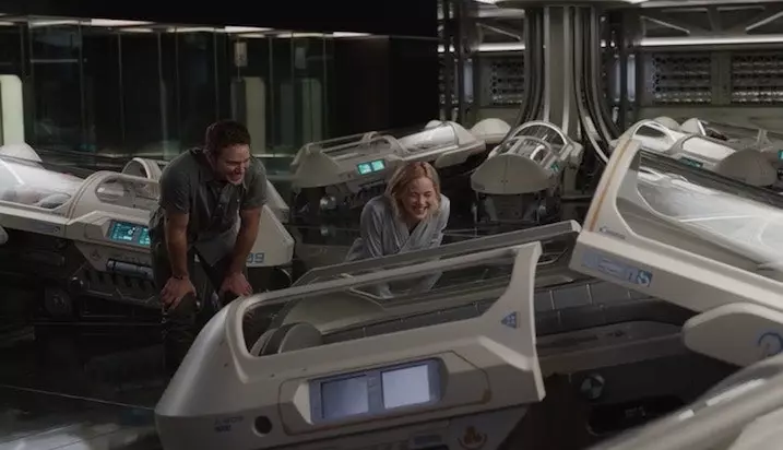 'Passengers'Bloopers는 J Law와 Chris Pratt가 최고의 공동 주연임을 증명합니다. 37969_4