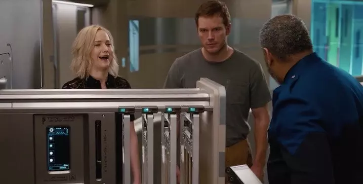 'Ndị njem' Bloopers gosipụtara J Law na Chris Pratt bụ ndị otu kpakpando kachasị mma 37969_9