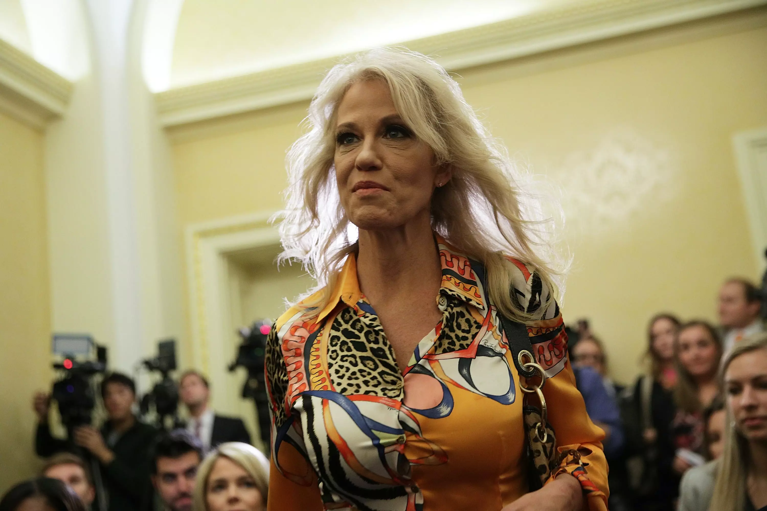 Kellyanne Conway povedala, že toto je dôvod, prečo ľudia v Bielom dome unikajú príbehy 57068_1