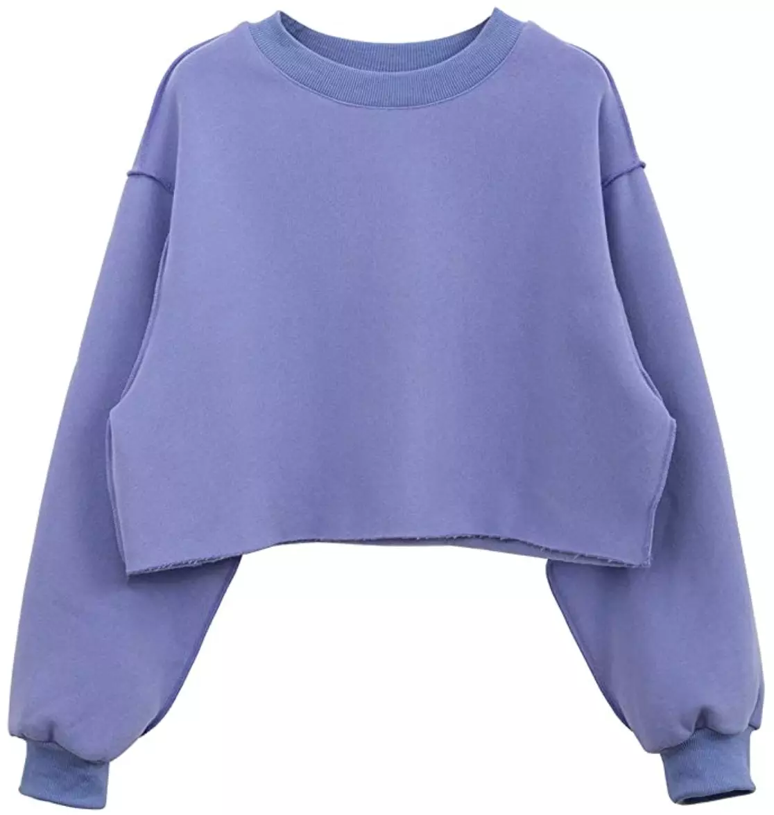 Sweatshirt Pullover Cropped Amazhiyu