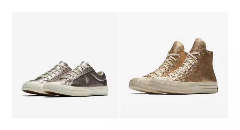 Converse ha appena lanciato quattro nuove sneakers metallizzate, così puoi brillare come una stella