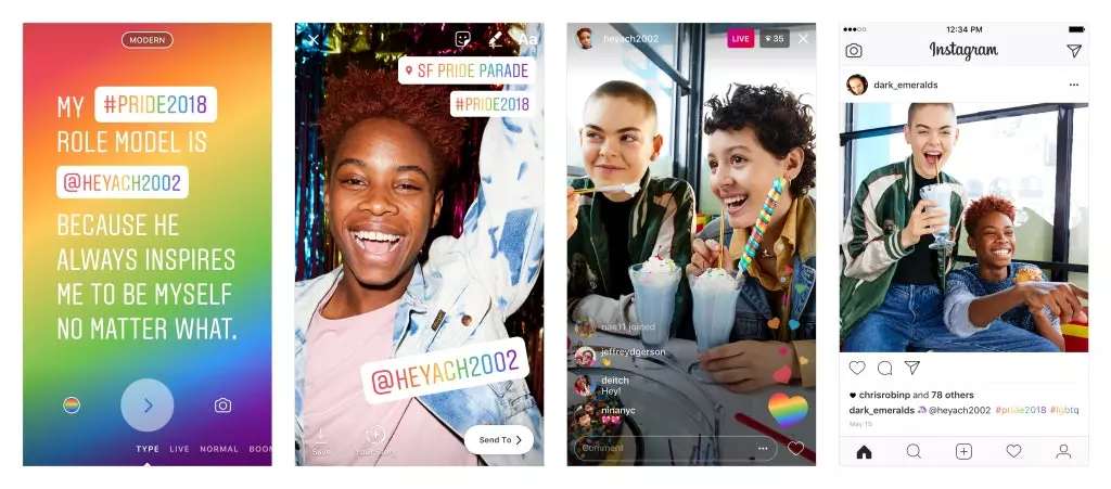 Funkcje Rainbow Pride wydane na Instagramie i oto, gdzie je znaleźć 63483_1