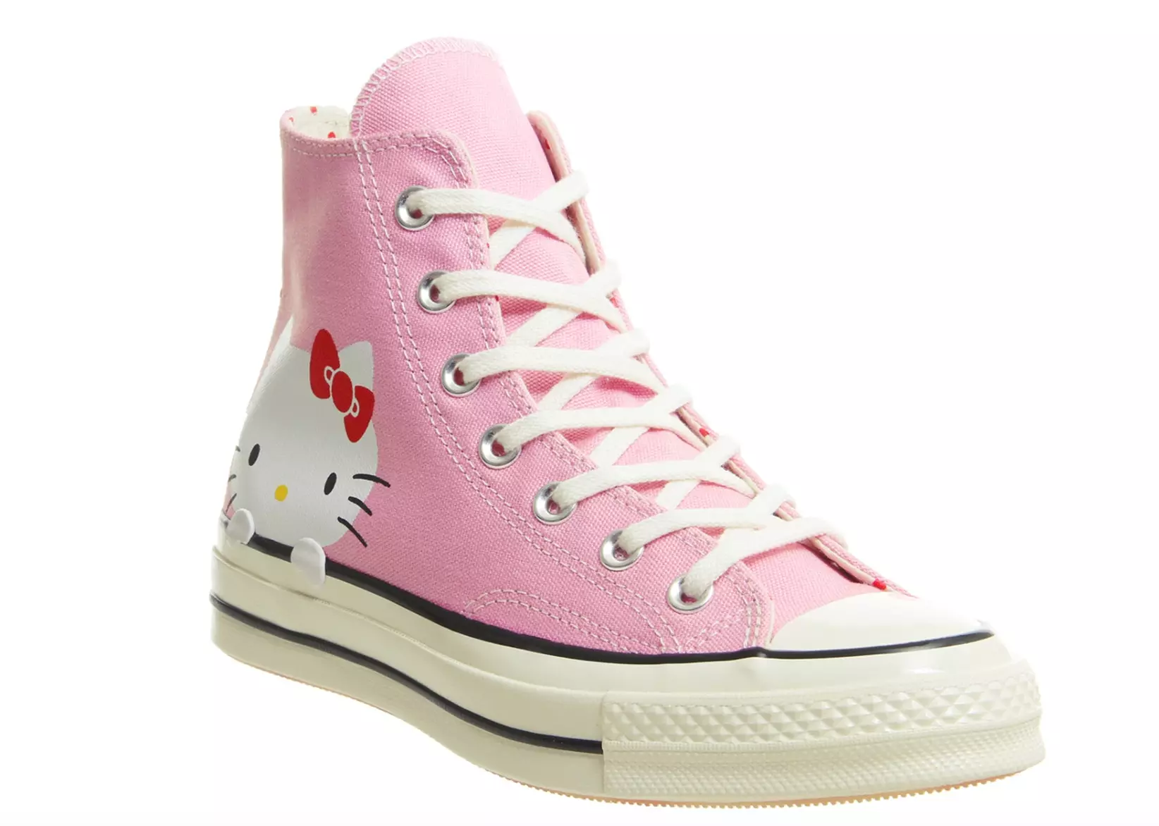 Ushbu yangi Hello Kitty x Converse krossovkalari yozning eng yoqimli uslubi, panjalari pastga tushadi 64467_1