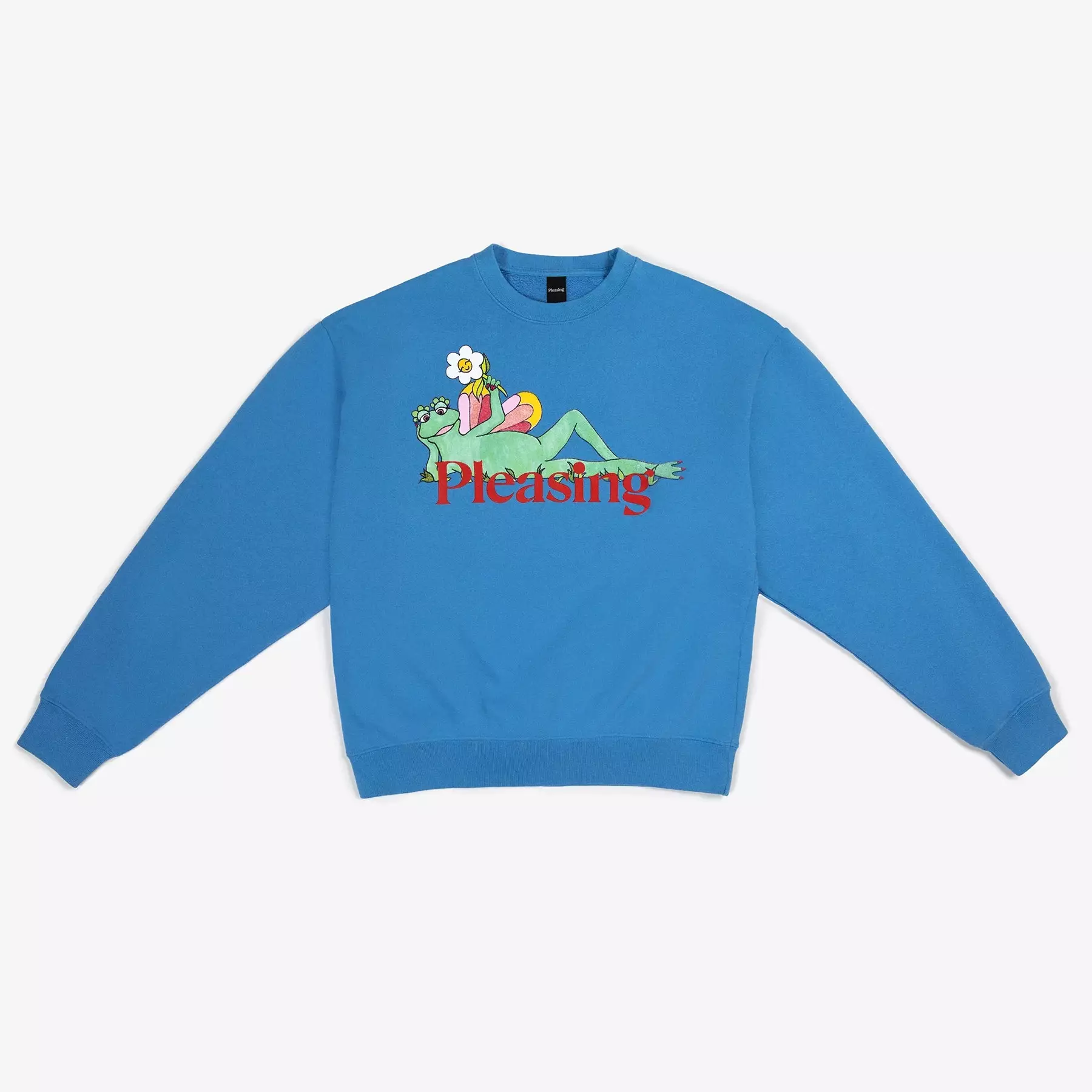 Crewneck Plăcut în Sky Blue