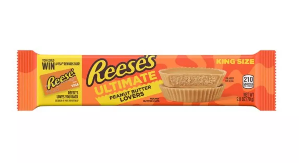 Reese's Ultimate арахис майы сүйүүчүлөрү арахис майы чөйчөктөрү Кенди, King Size пакети