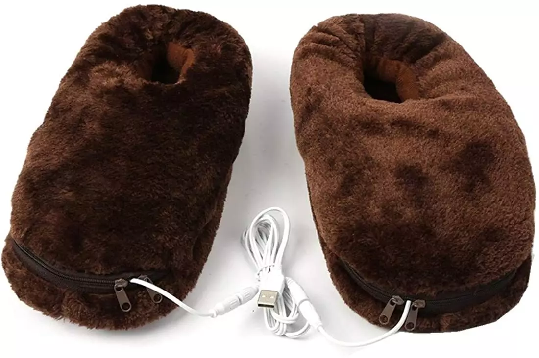 7Thenga i-USB Electric Heating Slippers