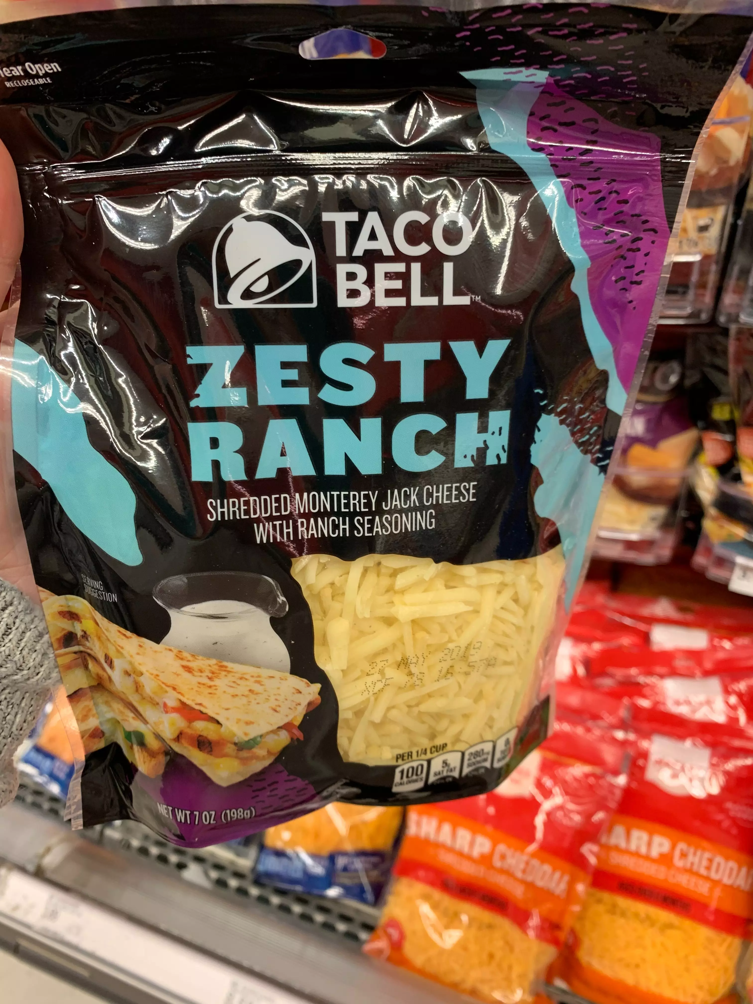 Þessi Zesty Ranch rifinn ostur úr Taco Bell er lífsbreytandi álegg 77446_3