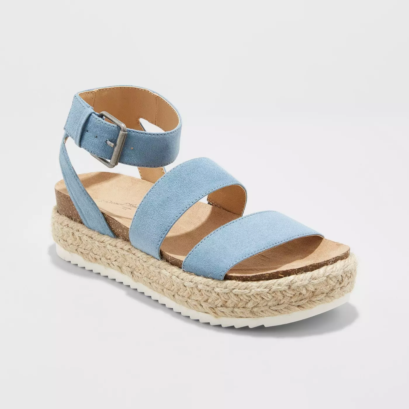 Sợi chỉ phổ quát Agnes Microsuede Espadrille dạng phẳng