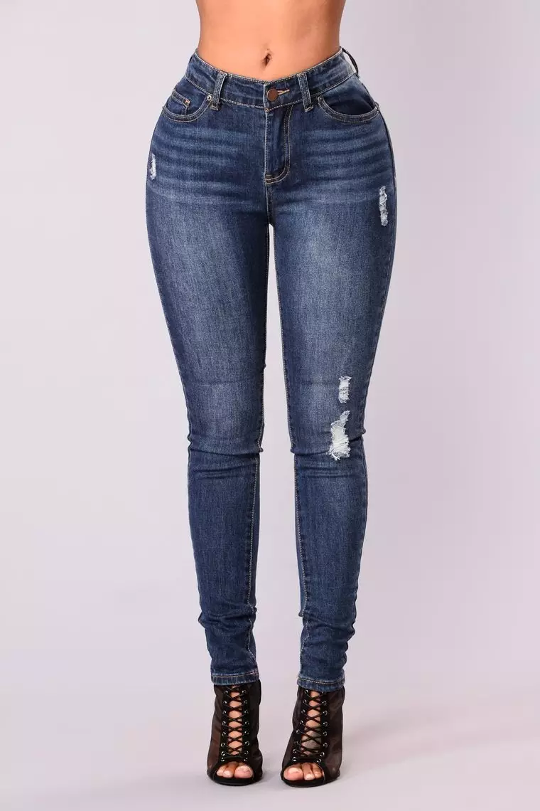 Go Girl Jeans Skinny - Ọchịchịrị