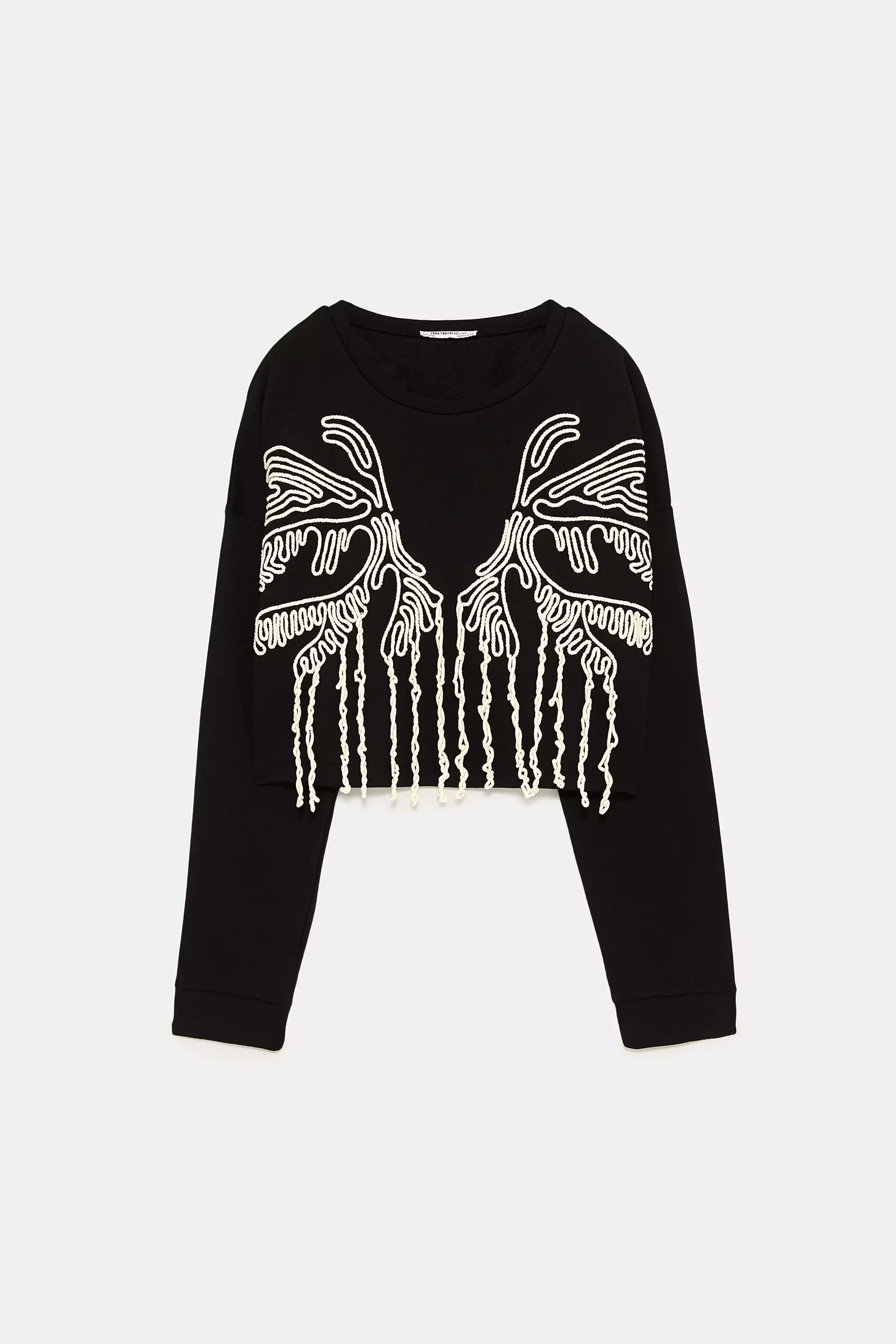 THÊU CROPPED SWEATSHIRT