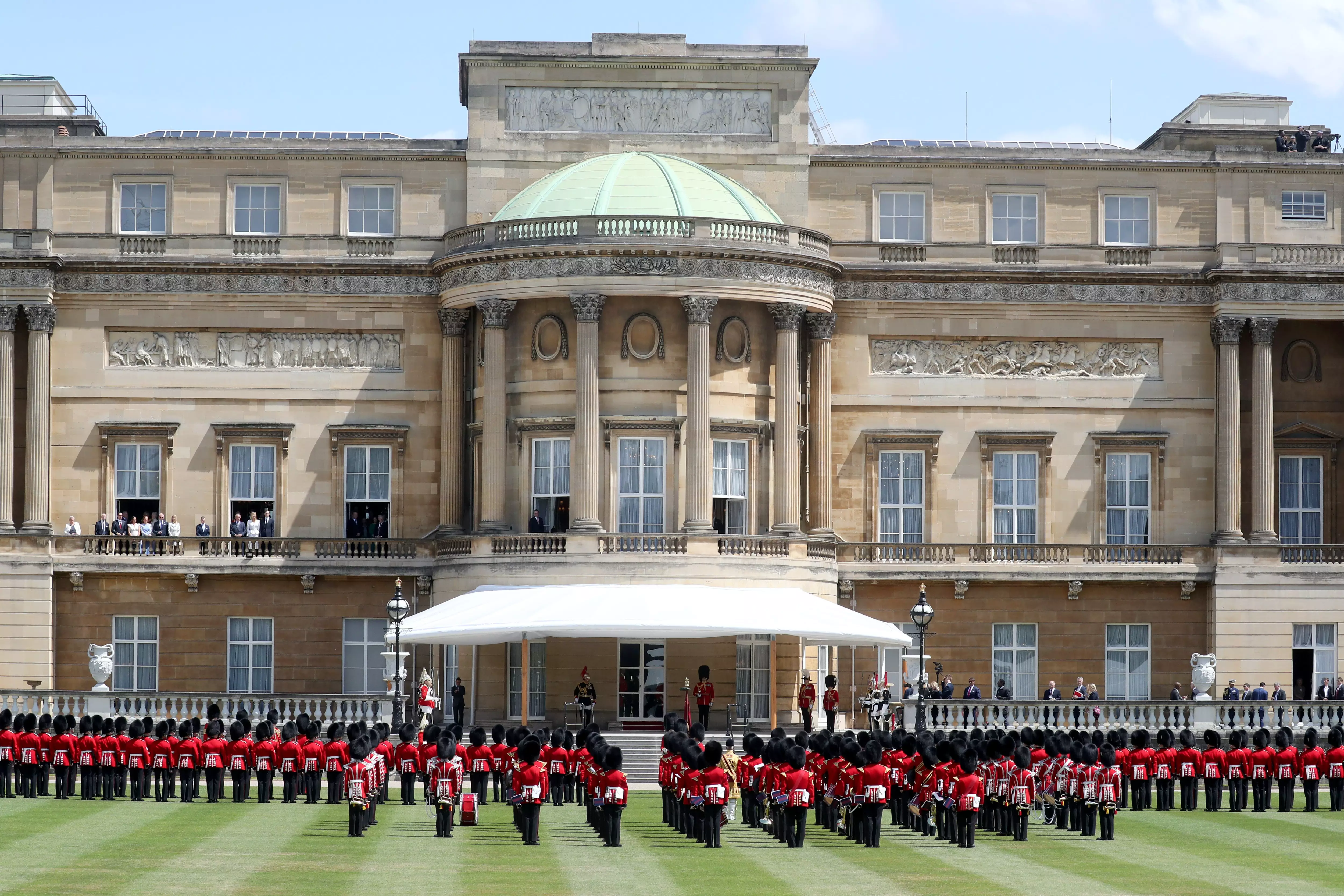 Estos miembros de la realeza estuvieron notablemente ausentes cuando Trump llegó al Palacio de Buckingham 81836_1