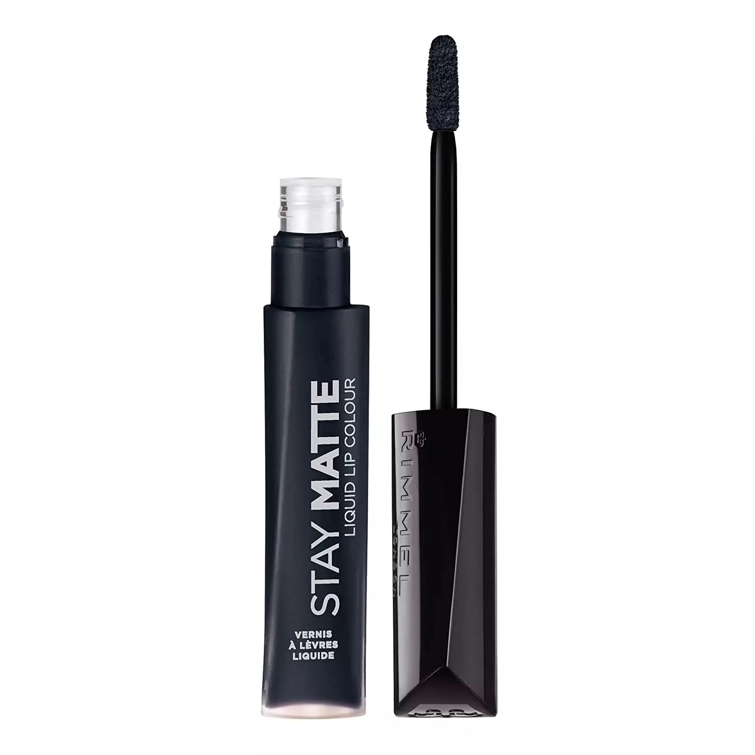 Rouge à lèvres liquide Stay Matte de Rimmel en Pitch Black