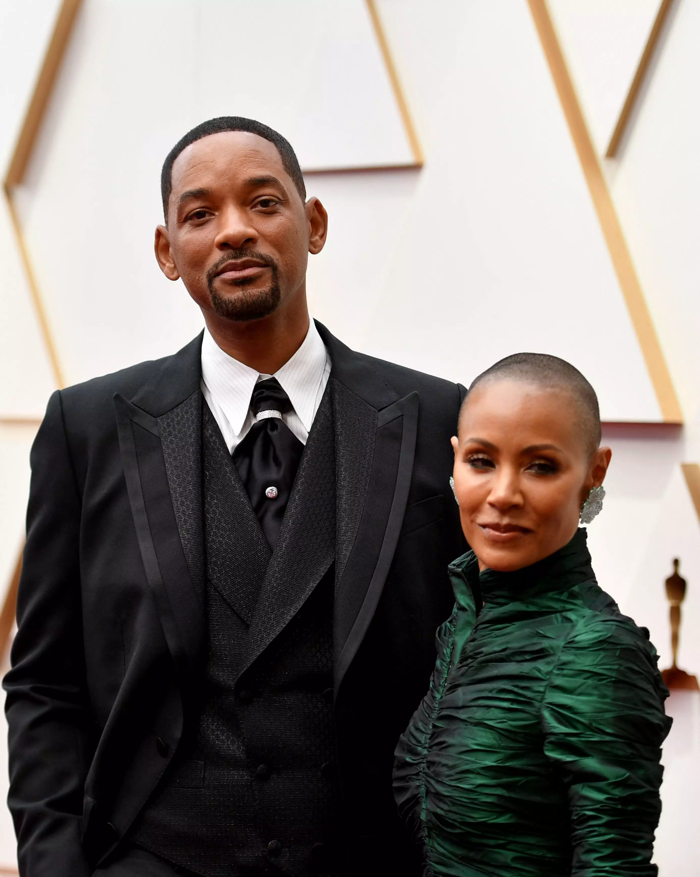 Will Smith og Jada Pinkett Smith ved Oscar-uddelingen i 2022.