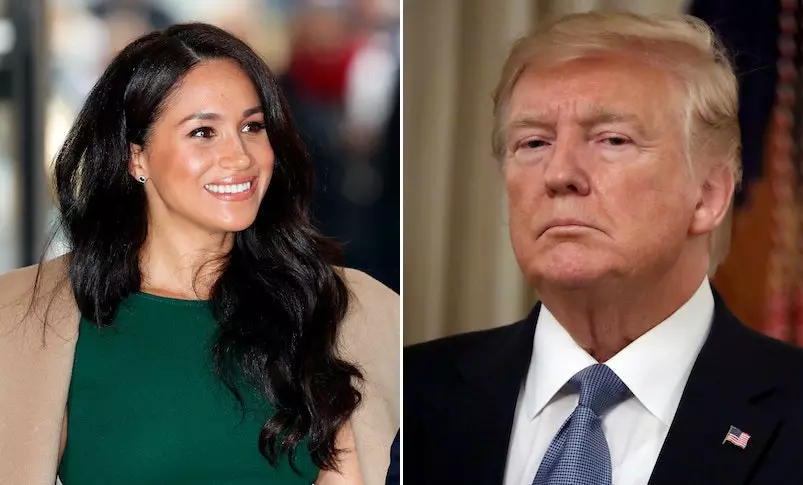 Sina Meghan Markle at Donald Trump, na nagsabing masyadong personal na kinukuha ni Meghan ang press.