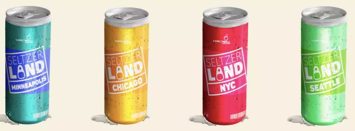 Seltzer Land's 2020 national hard seltzer tour ua o'o mai i le tele o taulaga.