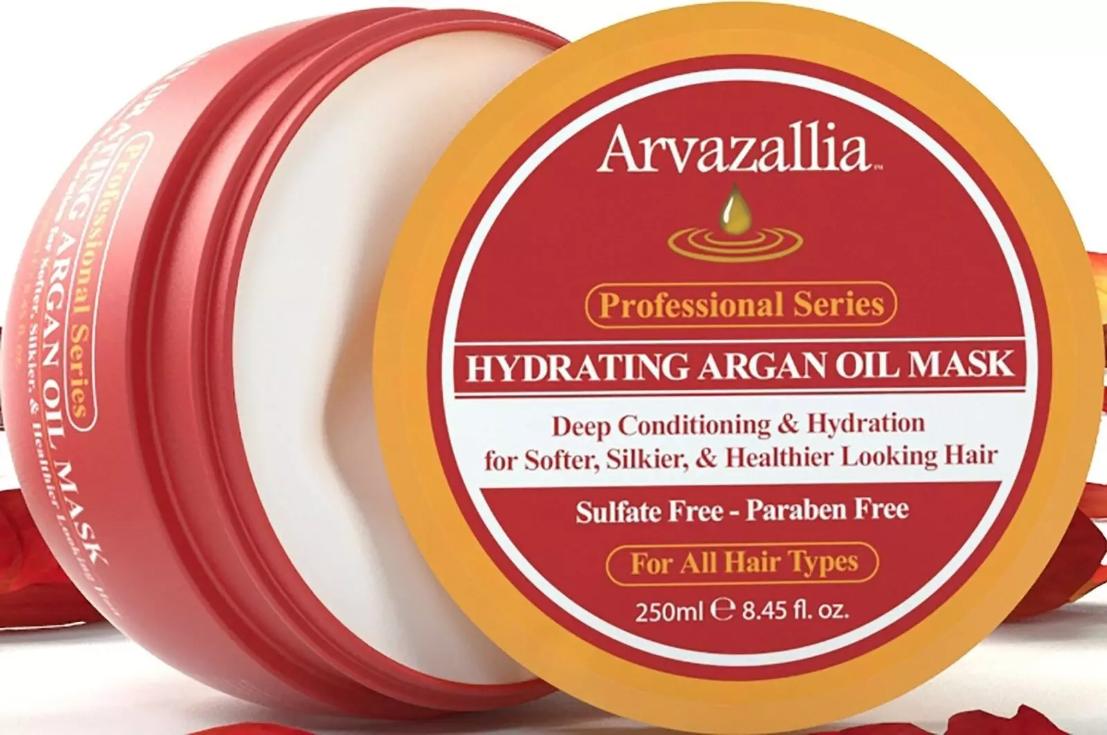 Arvazallia Hydrating አርጋን ዘይት ፀጉር ጭንብል