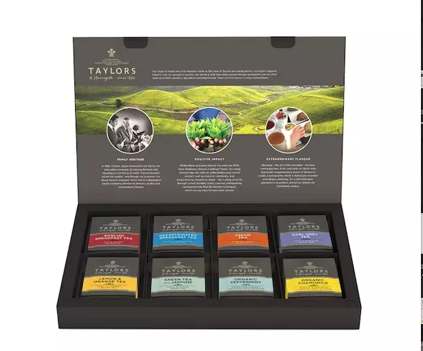 Caja variada de té clásico de Taylors of Harrogate (48 unidades)