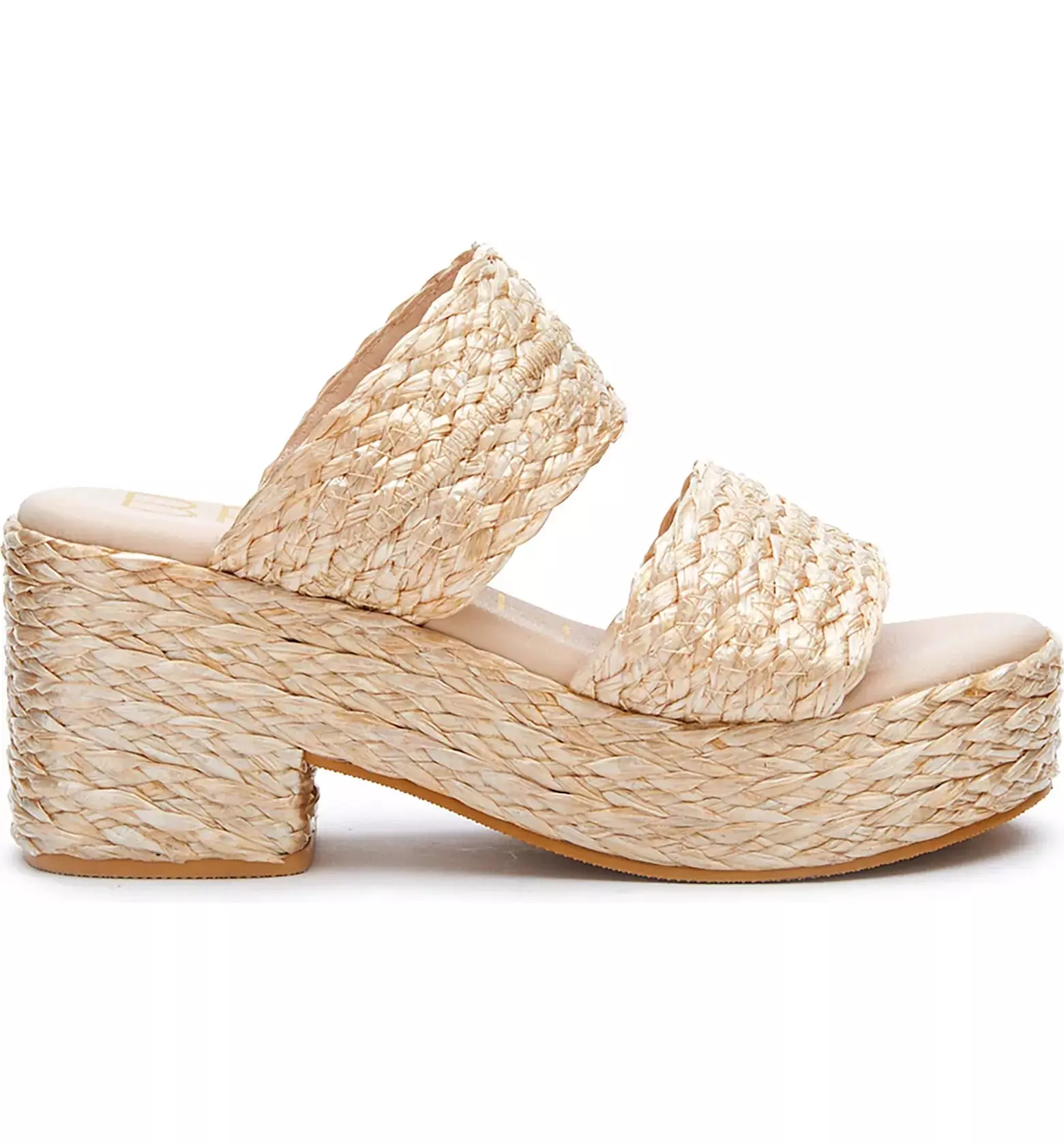 Sea Ave Espadrille Platform Slide Sandal