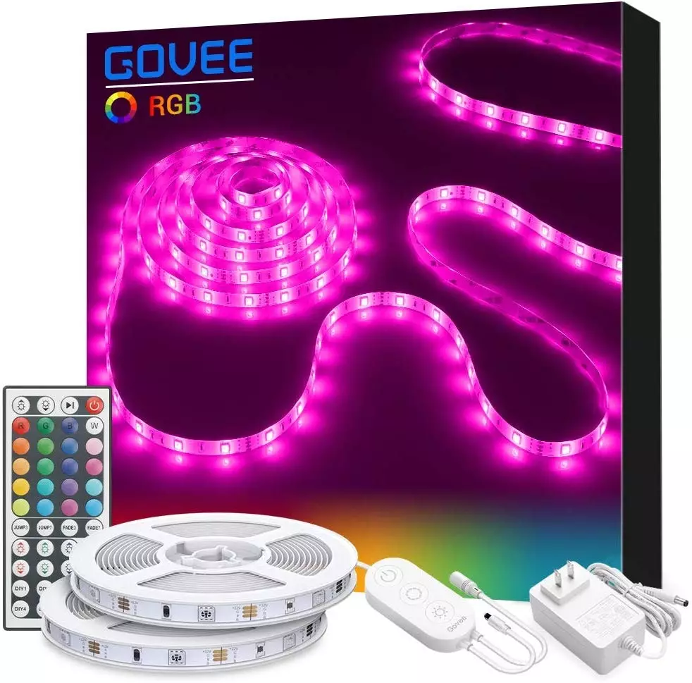 Govee LED ስትሪፕ መብራቶች