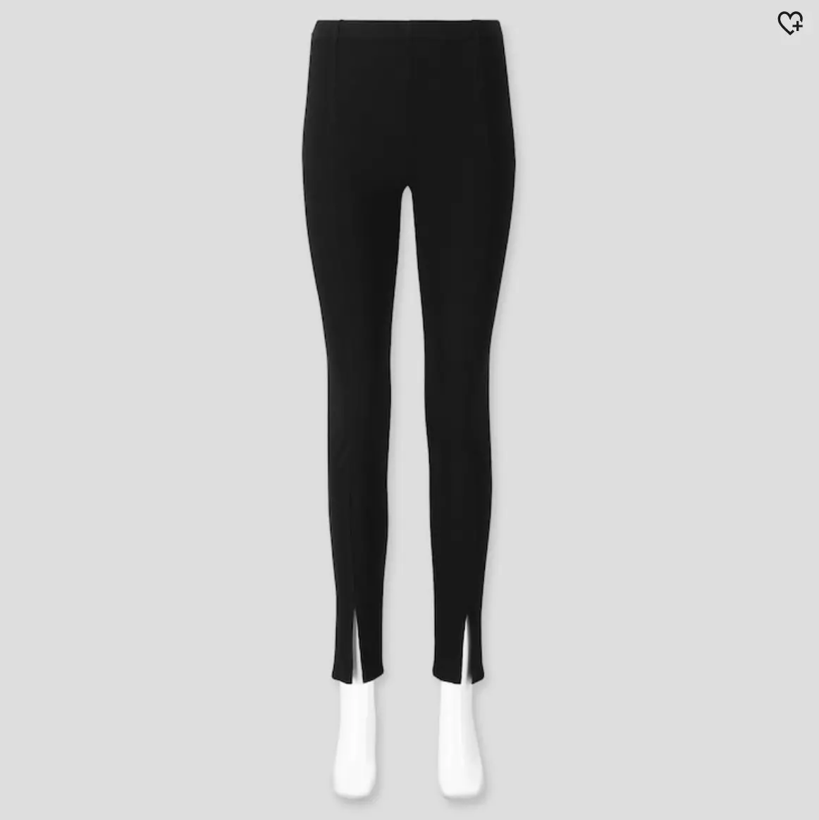 Vehivavy Ribbed Front-Slit Leggings